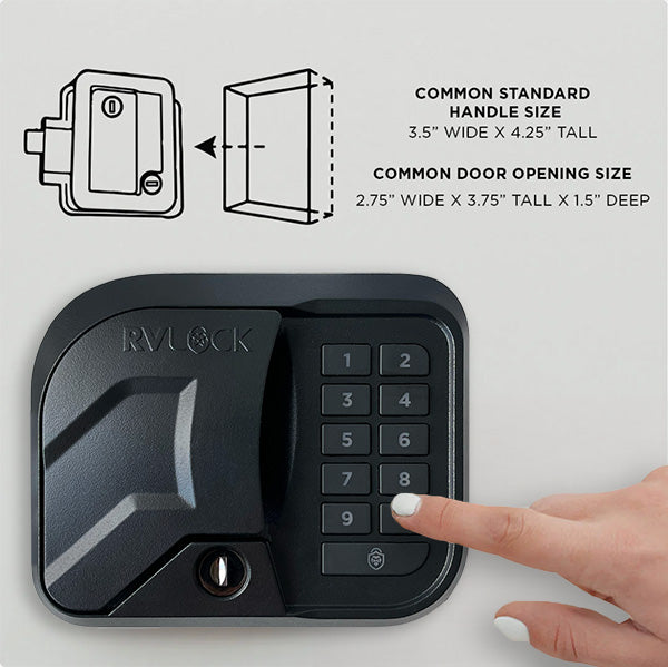 RVLock Trek Keyless Handle